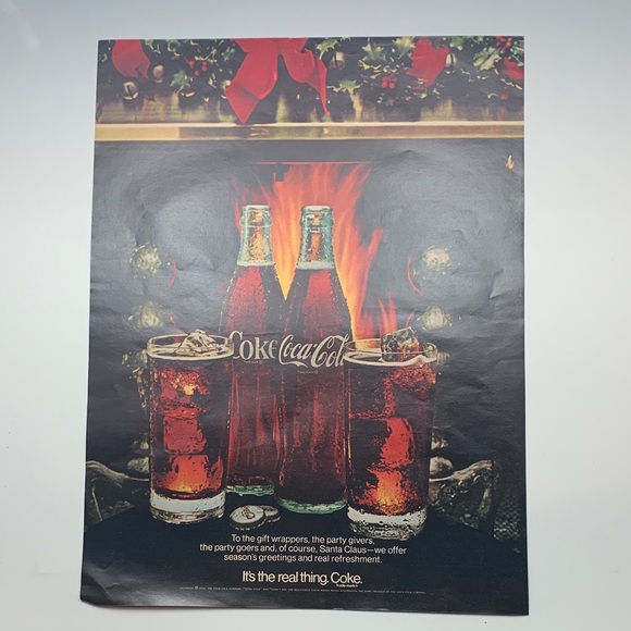 Coca Cola | Wall Decor | Vintage Look Magazine De 29 97 Coca Cola ...